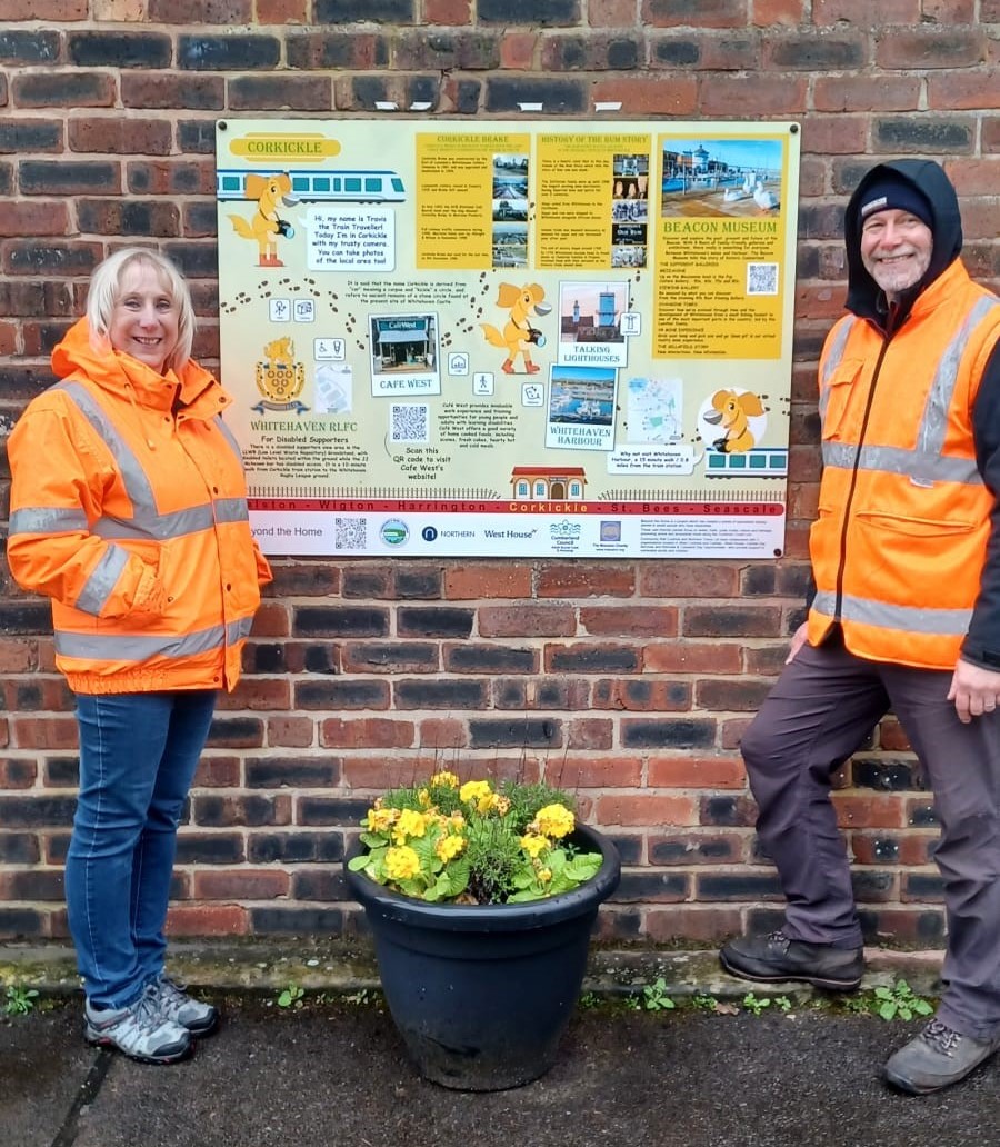 Makaton information panels installed at Cumbria stations to help people with disabilities ...